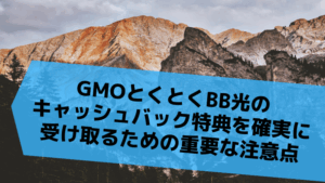 GMOとくとくBB光の乗り換えキャンペーンまとめ｜受取方法と注意点も徹底解説 - 光とSIMの達人